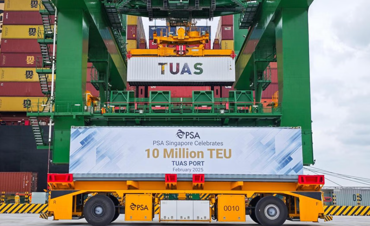ASMI | Tuas mega port hits milestone of handling 10 million containers ...